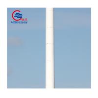 China Round Monopole Telecommunications Tower Tapered Mast Galvanized With Working Platform for sale