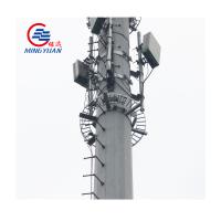 China Hot Dip Galvanized Hot Dip Antenna Wifi Tower Tapered Swaged Steel Tubular Pole for sale