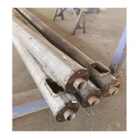 China Gr65 Q235b Monopole Communication Tower Galvanized 15 Meter for sale