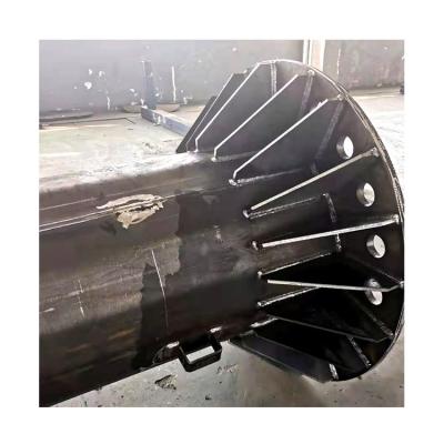 China Steel Telecommunication Monopole Antenna Tower Q460 Eco Friendly 55m for sale