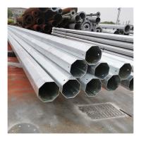 China GSM Telecommunication Radio Antenna Monopole Tower 25m 30m Galvanized for sale