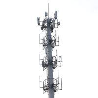 China Polygonal Conical Medium Voltage Pole Telecommunication Monopole Antenna Tower for sale