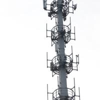 China Polygonal Conical Medium Voltage Pole Telecommunication Monopole Antenna Tower for sale