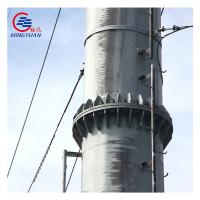 China Self Supporting Galvanized Steel Utility Power Pole For Electric Transmission Line for sale