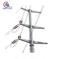 China 138kV Gantry steel poles Communication power transmission tower for electric transmission line for sale