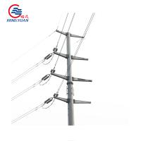 China 138kV Gantry steel poles Communication power transmission tower for electric transmission line for sale