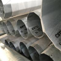 China hot dip galvanized 35ft galvanized electric steel pole steel transmission poles for sale