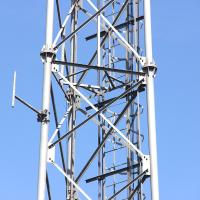 China 45m Q355b Radio Communication Towers Galvanized Three Legged Triangular for sale