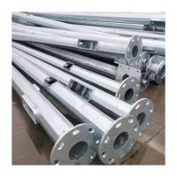 China Octagonal Galvanized Outdoor Street Light Post Q235b Metal for sale