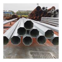 China Octagonal Galvanized Outdoor Street Light Post Q235b Metal for sale