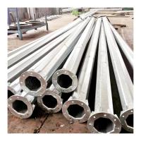 China Octagonal Galvanized Outdoor Street Light Post Q235b Metal for sale