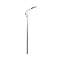 China Galvanized Steel Street Light Pole Single Arm Pipe Outdoor Lamp Post for sale