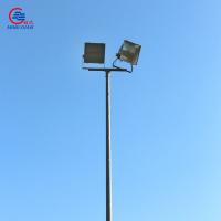 China Q235b High Mast Light Pole 3-12m Tubular For Football Stadiums for sale