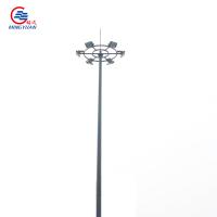 China A36 Conoid 30m High Mast Lighting Polygonal Steel Tubular Pole for sale