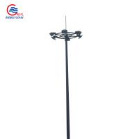 China A36 Conoid 30m High Mast Lighting Polygonal Steel Tubular Pole for sale