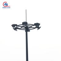 China A36 Conoid 30m High Mast Lighting Polygonal Steel Tubular Pole for sale