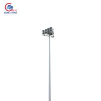 China Conical Galvanized 25m High Mast Lighting Q235b For Sports Field for sale