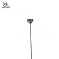 China Conical Galvanized 25m High Mast Lighting Q235b For Sports Field for sale