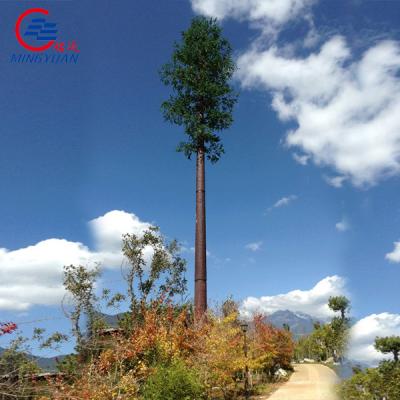 China 30m Palm Camouflage Cell Towers Hot Dip Galvanized Artificial Phone Tree for sale