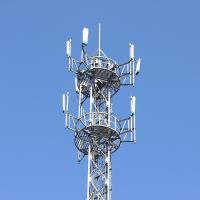 China Triangular Galvanized Lattice Structure Transmission Tower Q355b 3 Leg for sale