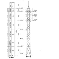China 10-100m Tubular Steel Tower Triangular Self Supporting Mast for sale