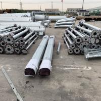 China 15-60m Tubular Steel Tower Galvanized Self Supporting Antenna for sale