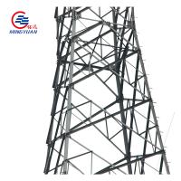 China Hot dip galvanized Q345B steel galvanized power distribution tower for sale