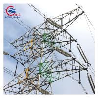 China 500kv Angle Electric Transmission Tower , A572 Power Electric Tower for sale