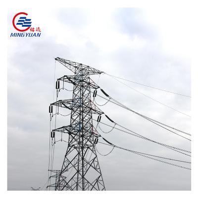 China Pylon 4 Legged Power Transmission Line Tower Galvanized Electrical for sale