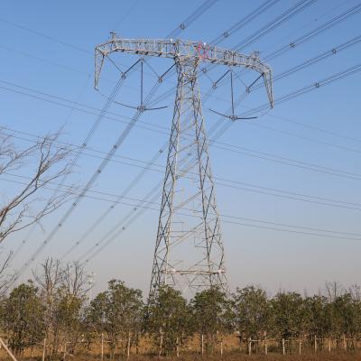 China Hot Dip Electric Transmission Tower 10kV-500kV Galvanized for sale