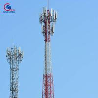 China Angle Hot Dip Radio Antenna Tower Mobile Lattice Telecom for sale