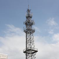 China 20m Q355b Lattice Transmission Tower , 4 Legged Microwave Radio Tower for sale