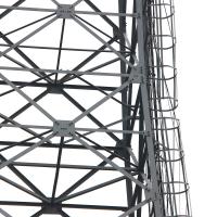 China 30m Hot Dip Self Supporting Tower 4 Legged Communication Antenna for sale