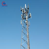 China Antenna Lattice Steel Tower Hot Dip , Q355b Lattice Radio Tower for sale