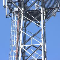 China 15m GSM Lattice Steel Tower Q355b Antenna Hot Dip Galvanized for sale