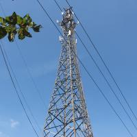 China Hot Dip Galvanized CCTV Lattice Tower Q355b Angle Steel for sale