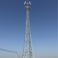 China GR8.8 Lattice Cell Phone Tower Telecom Self Supporting Hot Dip for sale