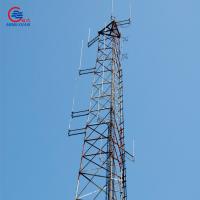 China Gr8.8 A123 Lattice Steel Tower 40m Internet Antenna Hot Dip for sale