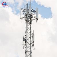 China Gr8.8 A123 Lattice Steel Tower 40m Internet Antenna Hot Dip for sale