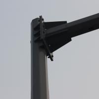 China 6.8M Galvanized Outdoor Security Camera Pole , Q235 3m CCTV Pole for sale