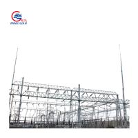 China 35kv 66kv Gantry Structure Substation Steel Railway Transmission System for sale