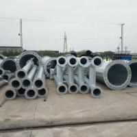 China Hot Dip Galvanized Substation Steel Structures Steel Gantry Electric Pole For Electric Transmission for sale