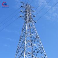 China Galvanized Hot Dip Power Distribution Tower Q345b Self Supporting Radio for sale