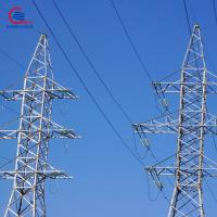 China 50m Angular Electric Transmission Tower , Q345b High Tension Wire Tower for sale