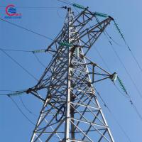 China Galvanized Hot Dip Power Distribution Tower Q345b Self Supporting Radio for sale