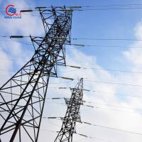 China 50m Angular Electric Transmission Tower , Q345b High Tension Wire Tower for sale