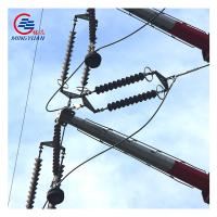 China Gr50 Steel Utility Pole Hot Dipped Overhead Power Galvanized for sale