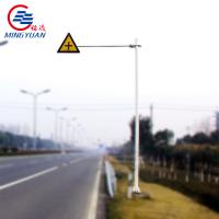 China Customized Traffic Signs Pole Road Galvanized Street Powdering 2.5mm for sale