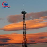 China Hot Dip Galvanized Tubular Steel Tower A36 Pole Monopole Angular Telecommunication for sale