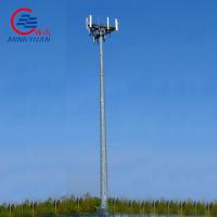 China Hot Dip Galvanized Tubular Steel Tower A36 Pole Monopole Angular Telecommunication for sale